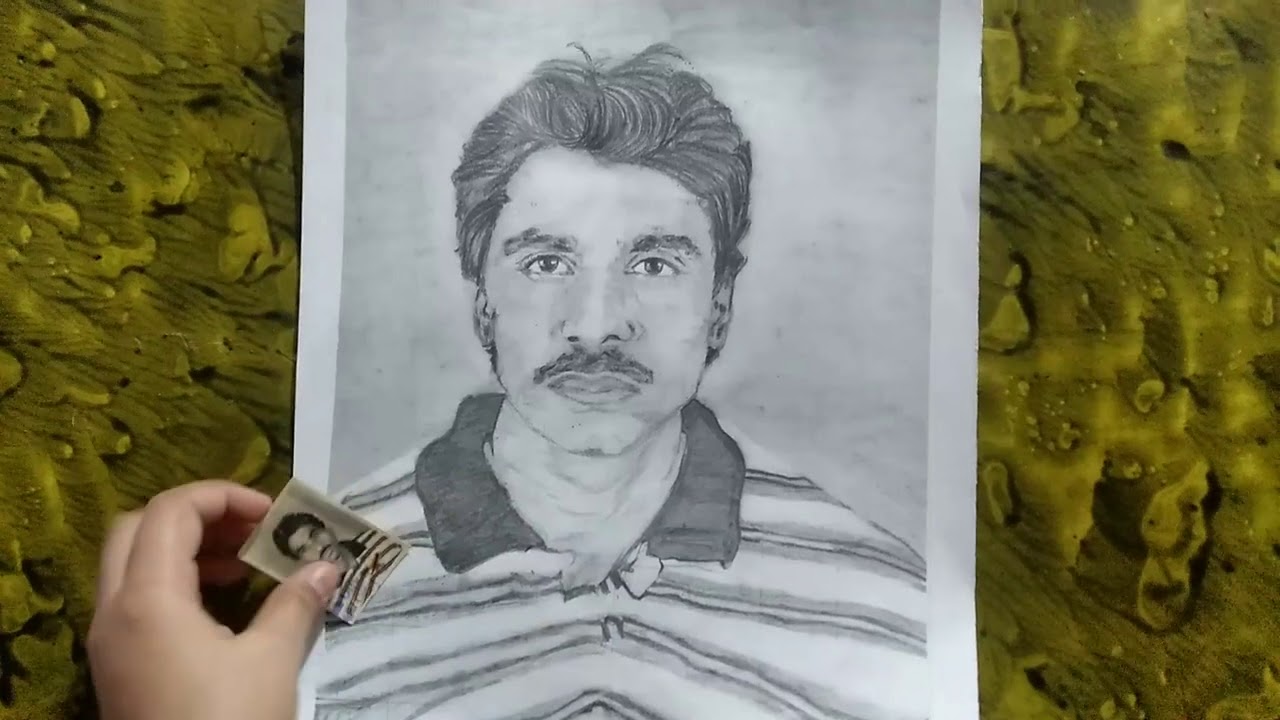 New sketch with natraz pencil - YouTube