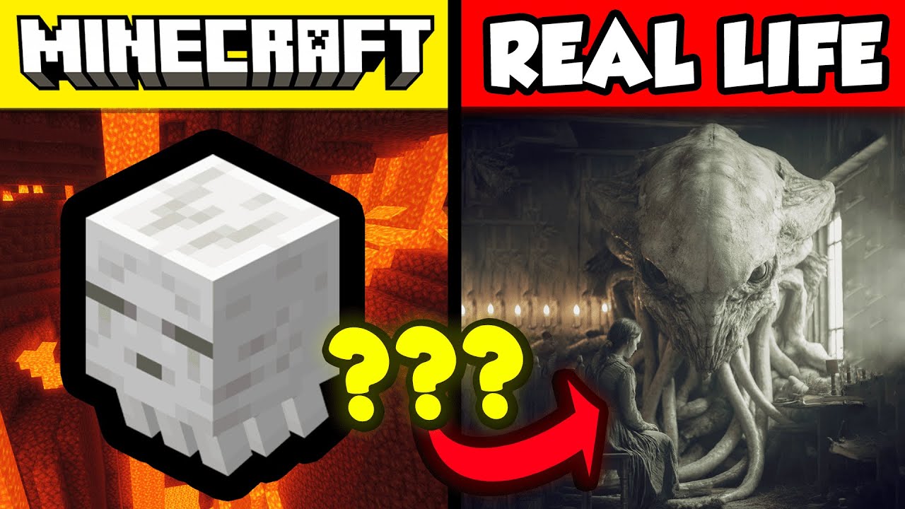ALL MINECRAFT MOBS VS MINECRAFT REALITY! (Realistic Footage) - YouTube