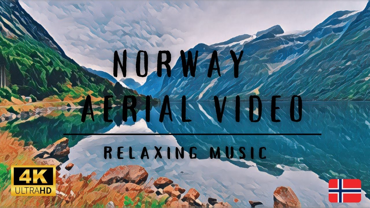 Relaxing music for stress relief with stunning views of Norway in 4k. # ...