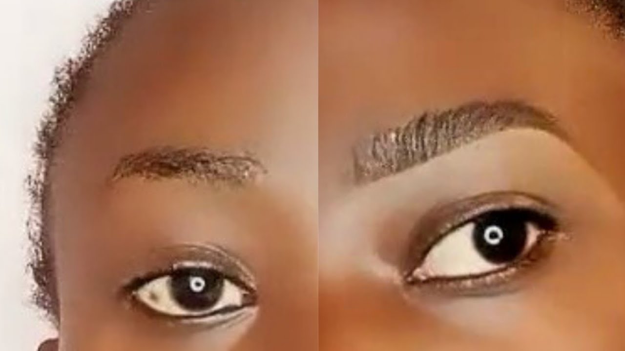 HOW TO EASILY DO YOUR EYEBROWS || BEGINNER FRIENDLY😚NATURAL EYEBROW ...