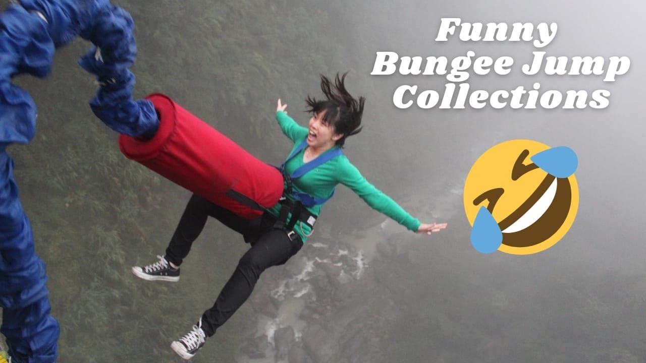 Funny falls| Around the world|Compilation of Funny Bungee Jump videos ...