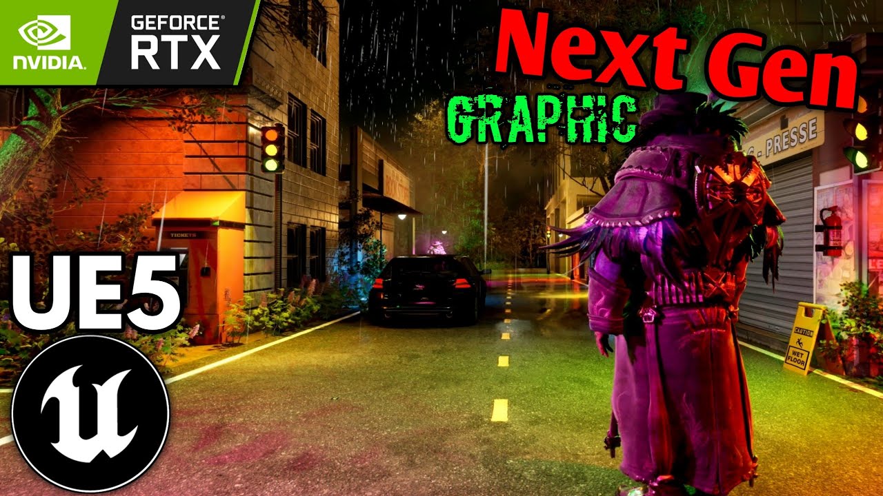 Unreal Engine 5 RTX On + Next Gen Graphic !!! UE5 + RTX 3070 Ti On ...