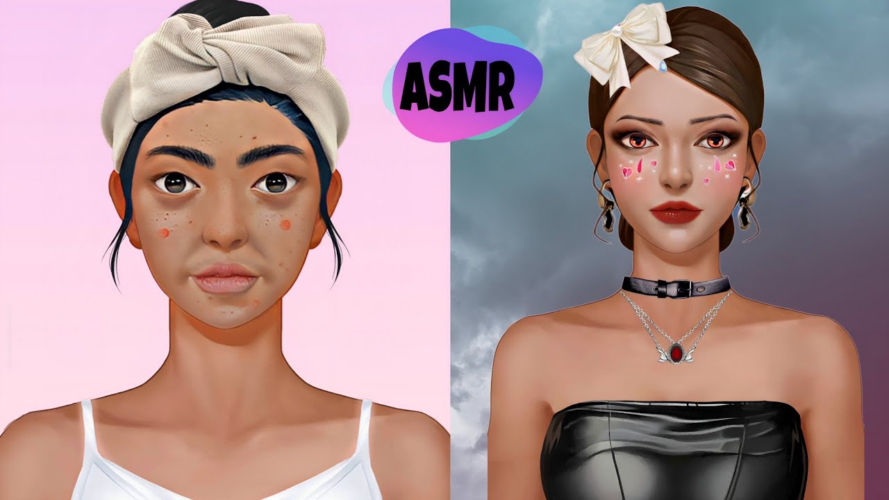 ASMR Makeover Transformation || makeup asmr || beauty makeup asmr || UK ...