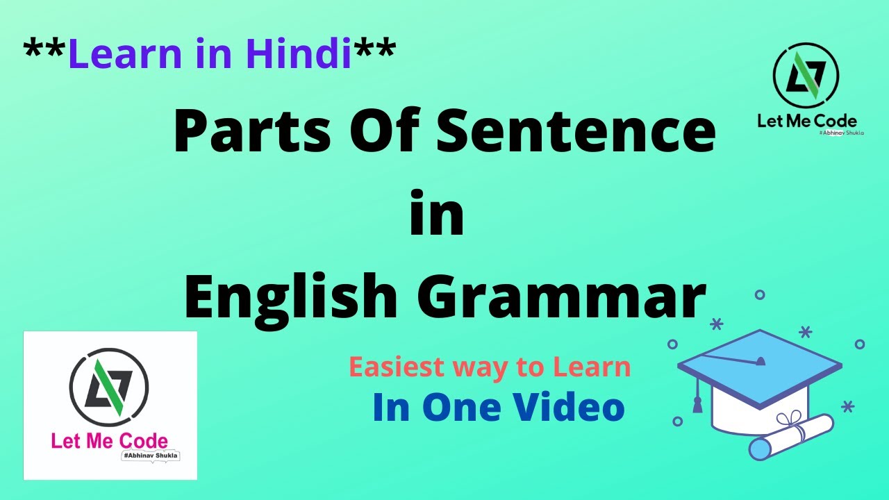 Class 10th : Parts of Sentence in English Grammar || English Grammar in ...