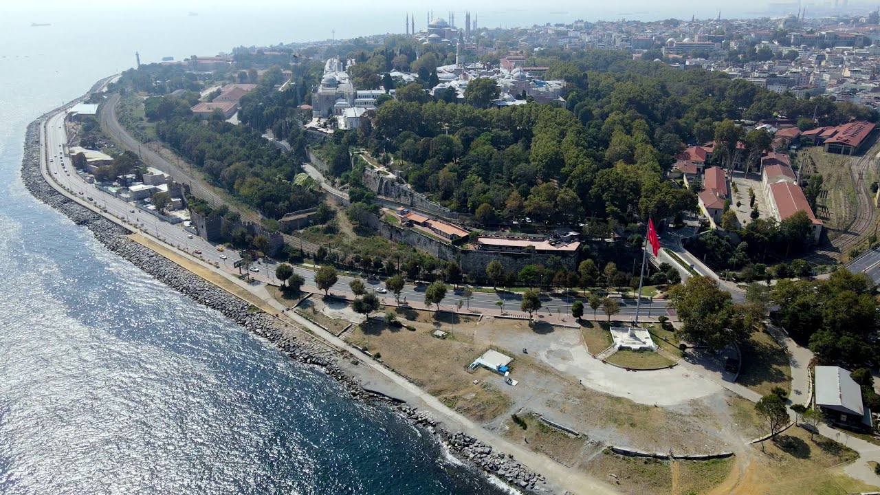 Istanbul 1/7 Yedi Tepe Seven Hills 2K Drone Topkapi Saray Ayasofya ...