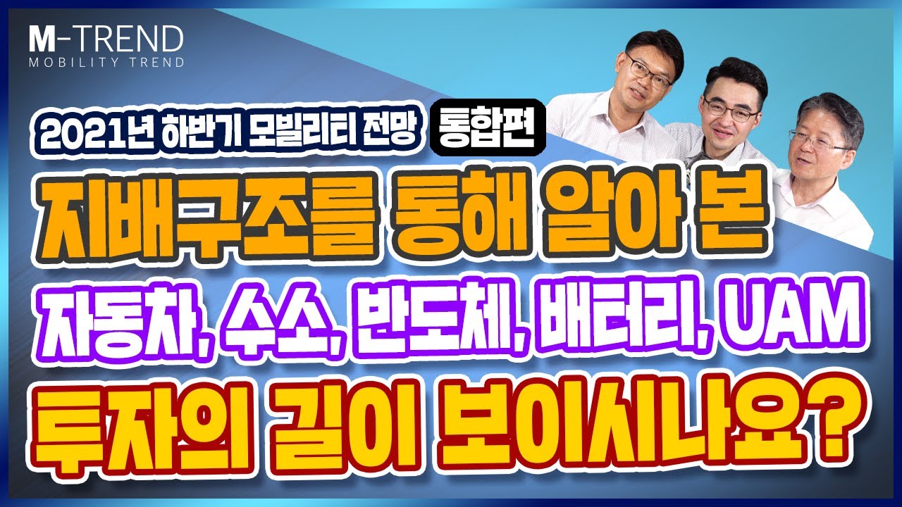 현대차그룹 한화 효성 모빌리티 기업의 지배 구조를 이해하면 투자의 길이 보인다 염블리 염승환부장 대림대학교 김필수