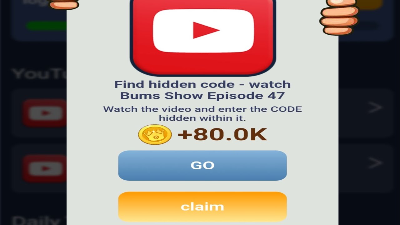 Find hidden code watch Bums Show Episode 47 | Bums YouTube video code - YouTube