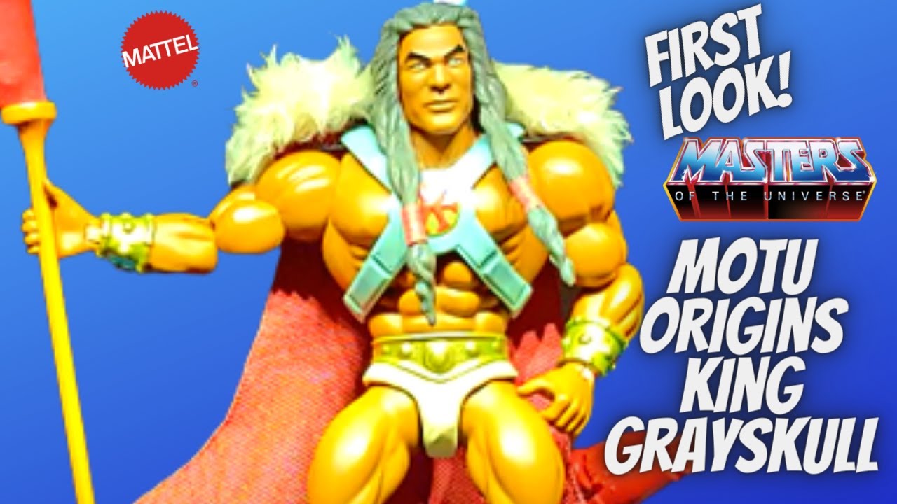 Masters Of The Universe Origins King Grayskull Figure First Look ...