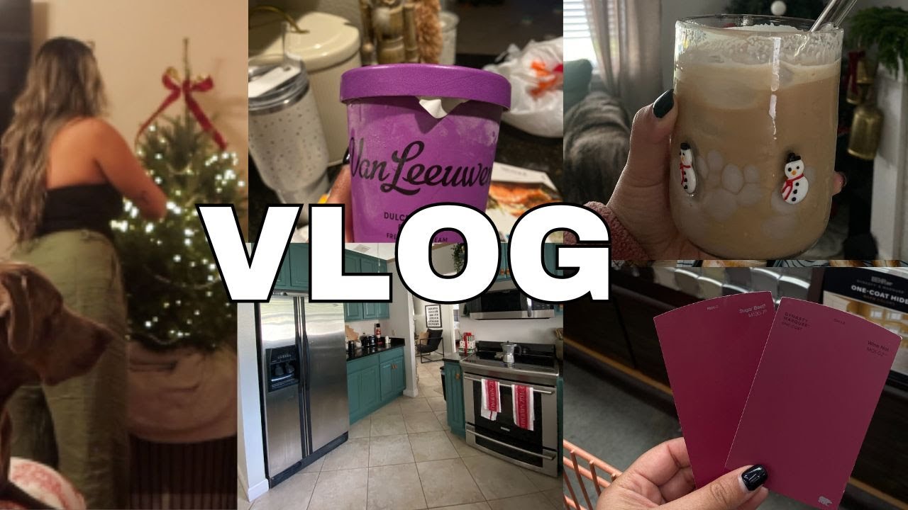 VLOG | Decorating my First Real Christmas Tree + Running Errands with ...