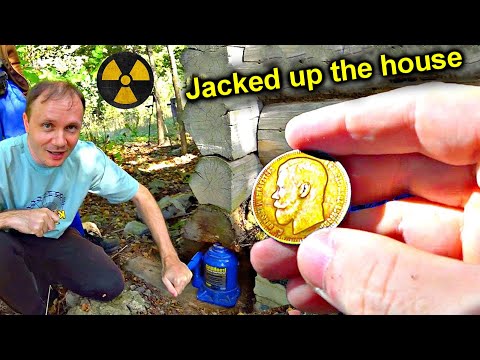 ✅Found a treasure in Chernobyl!!! JACKED the old house and there were coins with a metal detector ☢