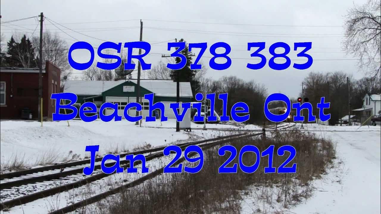 OSR 378 383 Beachville Ont Jan 29 2012 - YouTube
