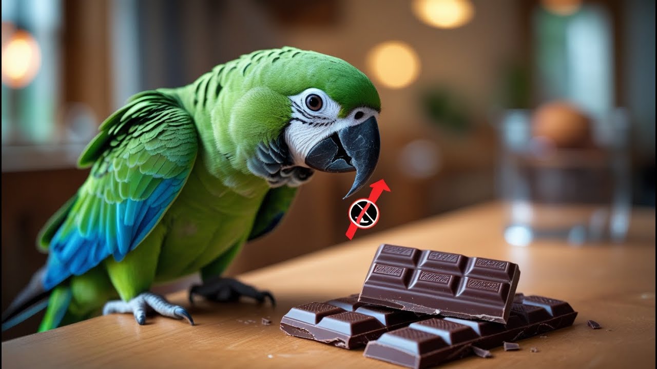 Why Parrots Should Never Eat Chocolate! - YouTube