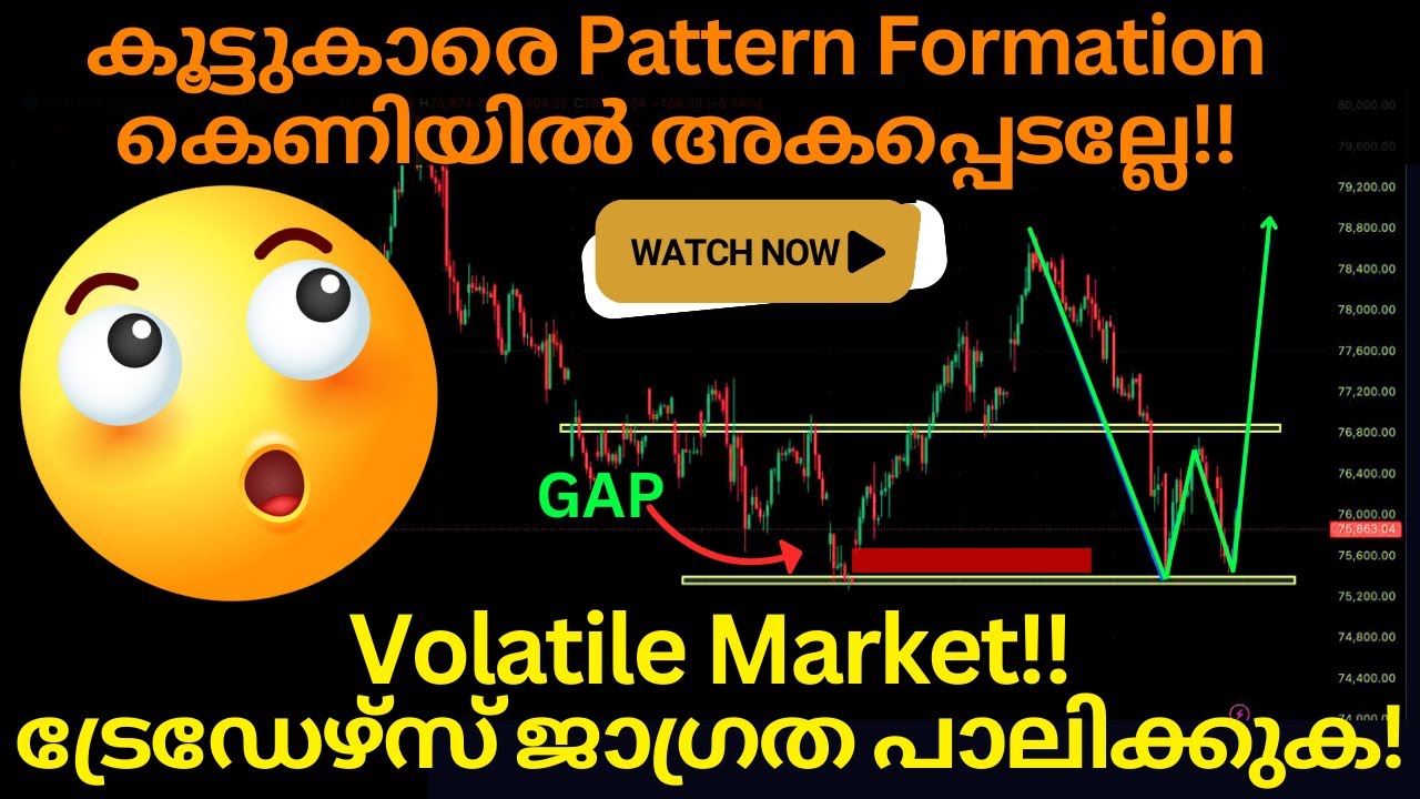 😱Volatile Market!😱Traders ജാഗ്രത പാലിക്കുക!|🔴Pattern Formation കെണിയി ...