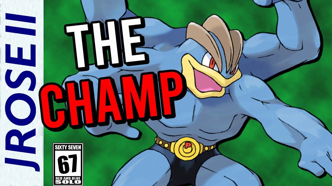 How Fast can you Beat Pokemon Red/Blue with a Machamp? - YouTube