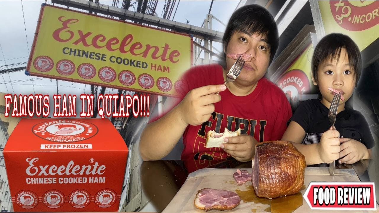EXCELENTE HAM | FAMOUS HAM IN QUIAPO | FOOD REVIEW | Family V TV - YouTube