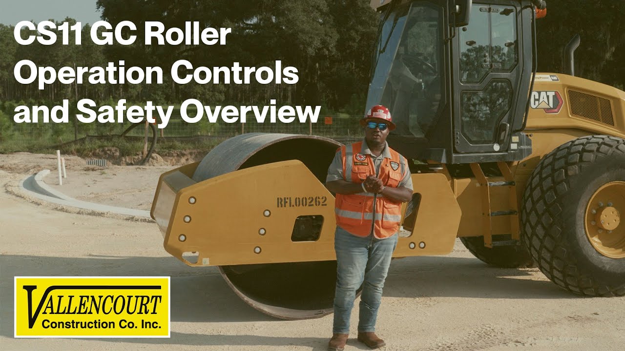 CS11 GC Roller – Operation Controls and Safety Overview - YouTube