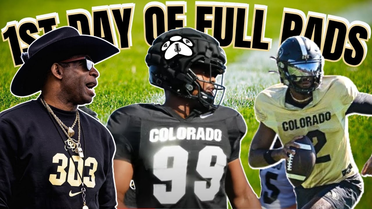 FULL PADS 1ST DAY - CU BUFFS PRACTICE - YouTube