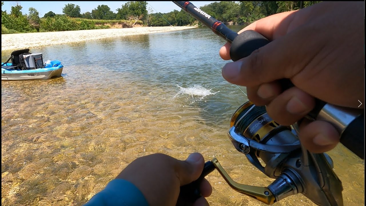 Small River Fishing For Whatever Bites!! - YouTube