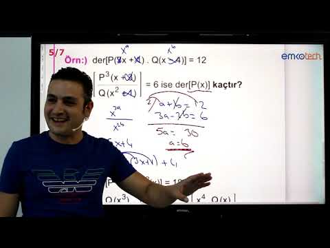 Polinomlar 4 MATFLIX AYT Serisi (Polinomlarda Derece )