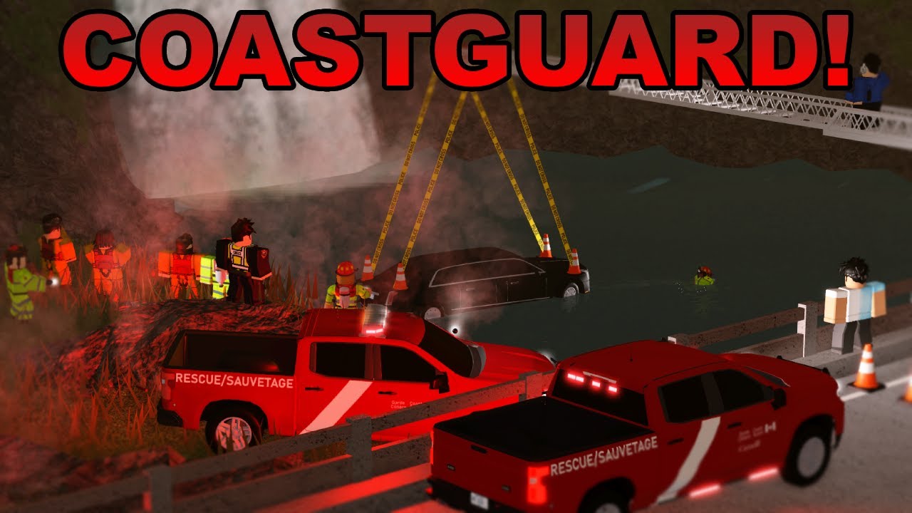 CRANE lifts car out of water... Coastguard | Liberty County Roleplay ...