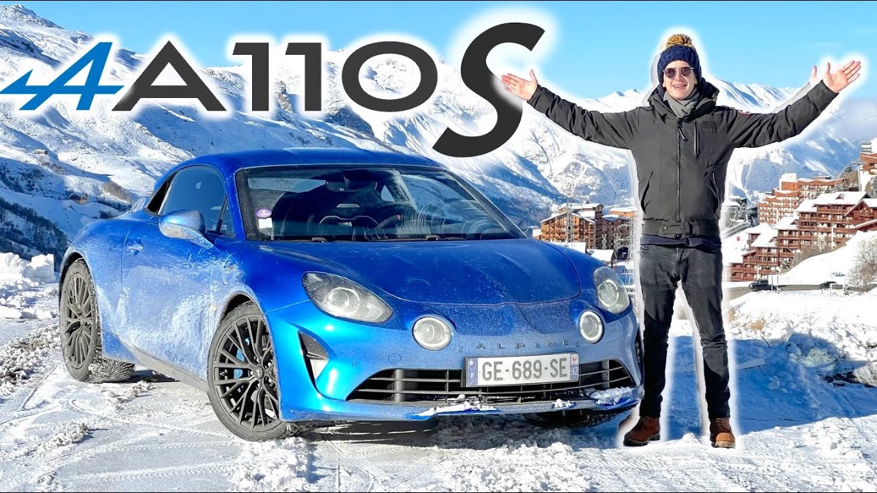 J'essaye l'ALPINE A110 S TOUT EN DRIFT ! Essai GIVRÉ sur GLACE 🥶 - YouTube