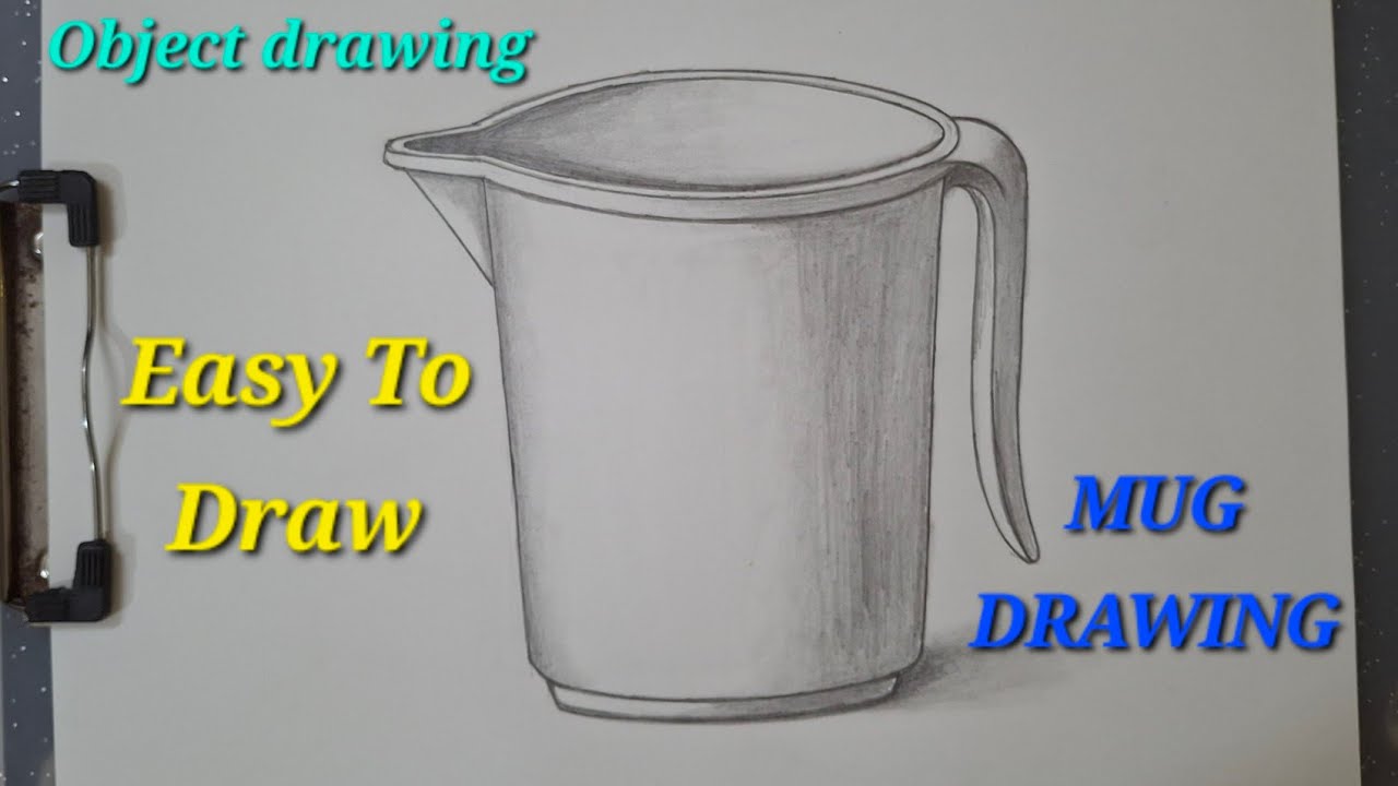 How To Draw ObjectDrawing - Mug For Elementary, Intermediate Exam ...