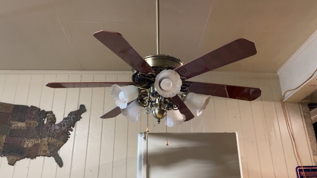52” Litex New Orleans Ceiling Fan (before restoration) (super bad ...