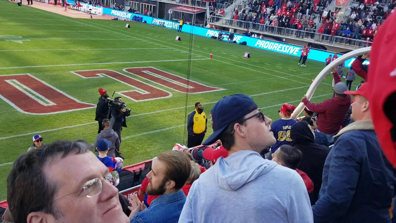 D.C defenders beer cup snake - YouTube