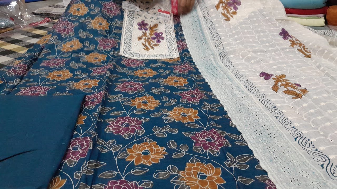 #Chicken work ke Dupatte wale suit #order number 88160 73781 usha cloth ...