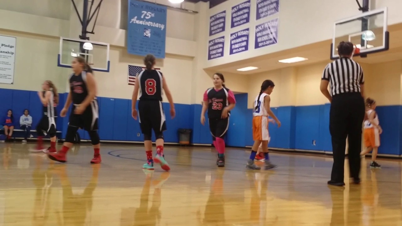 St Teresa vs Holy Rosary 7th grade girls basketball - YouTube