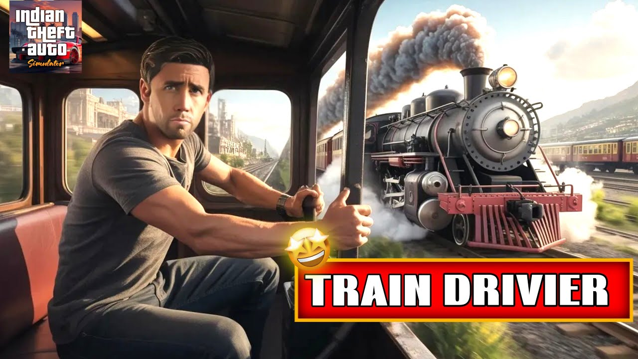 NEW TRAIN & RAILWAY STATION 💥🤩 FRANKLIN TRAIN DRIVER 💥😱 INDIAN THEFT ...