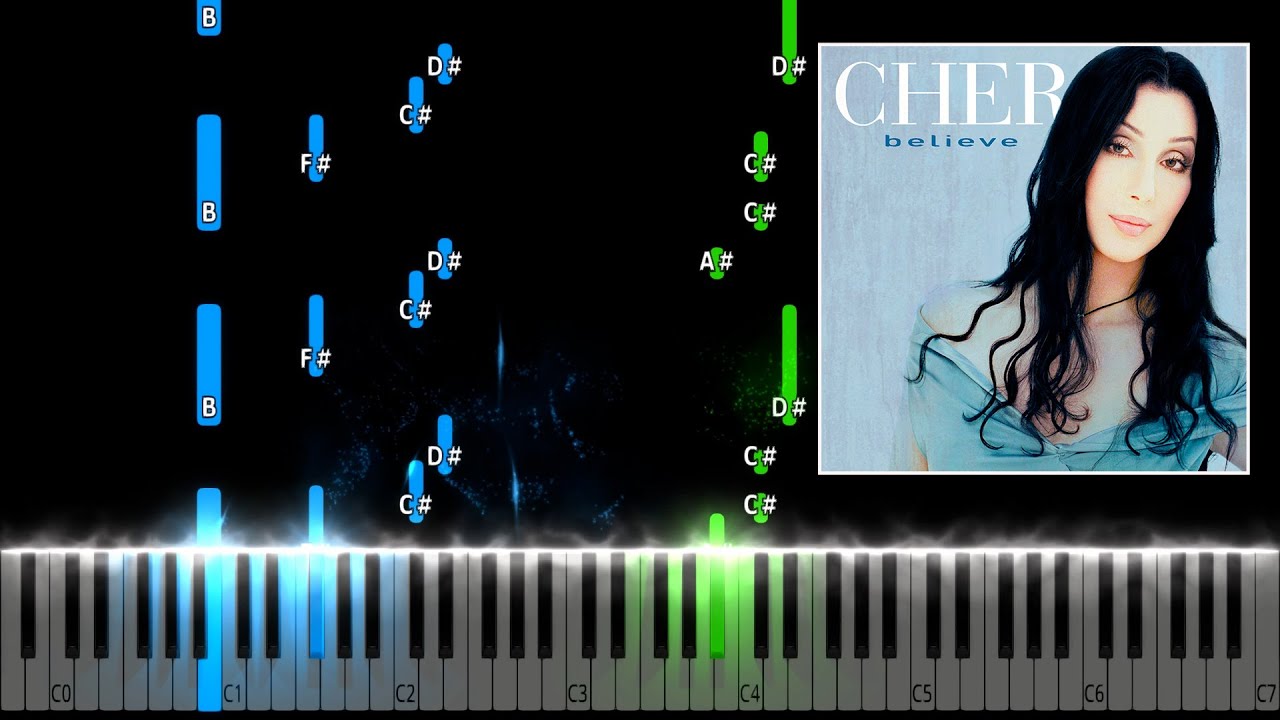 Cher - Believe Piano Tutorial - YouTube