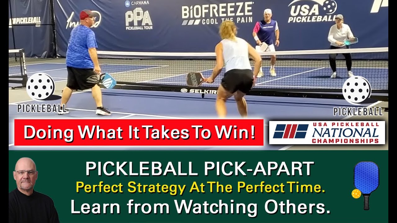 Pickleball Tactics! Right Move, Big Win! Pickleball Tournament Play ...
