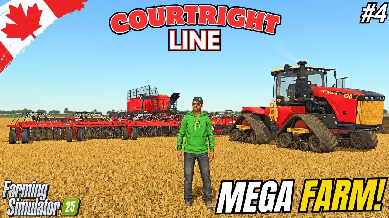 MEGA CANOLA SEEDING on the $10,000,000 CANADIAN MEGA Farm! | Courtright ...