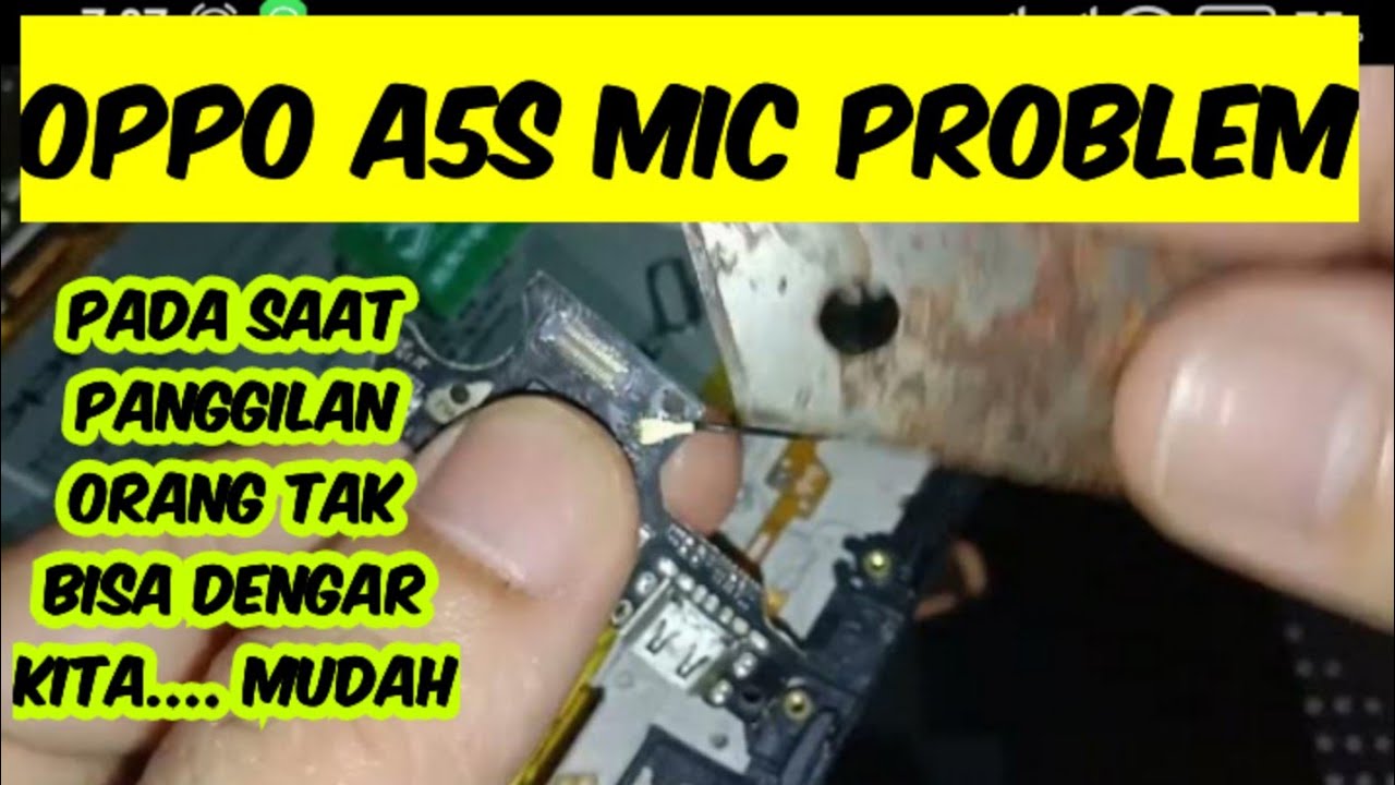 cara servis Oppo a5s pada saat panggilan orang tidak mendengar/mic ...