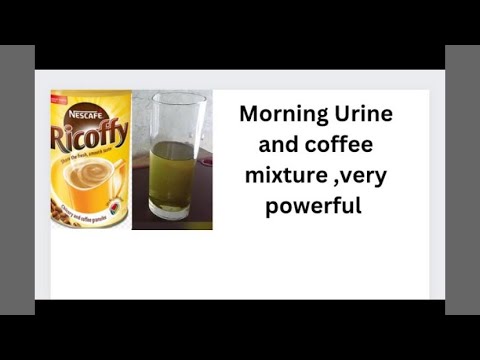 Mix Morning Urine with Coffee and Watch what will happen to your life ...