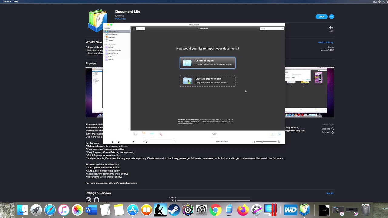 iDocument Lite App [MAC] Basic Overview - Mac App Store - YouTube