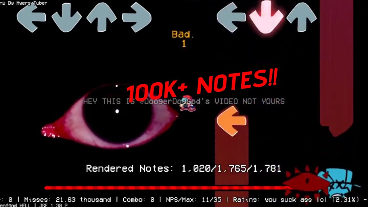 EYE OF GOD V2 CHARTED!! (100k+ NOTES!!) - YouTube