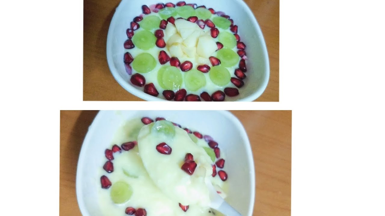 10MIN😱🤤JHATPAT MITHA MIX FRUIT CUSTARD🍮|VANILLA CHILLED CUSTARD|INSTANT ...