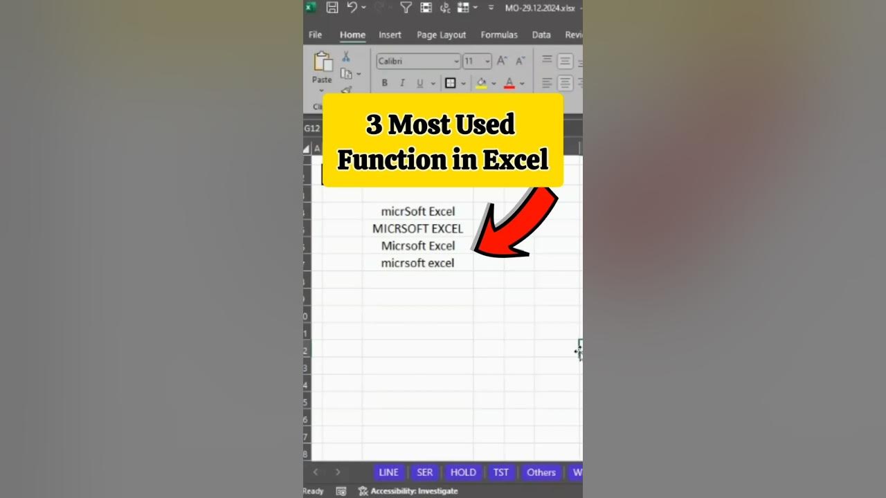 3 Most Uses Function in Excel | #exceltutorial #excelforbeginners #excelformula #spreadsheet ...
