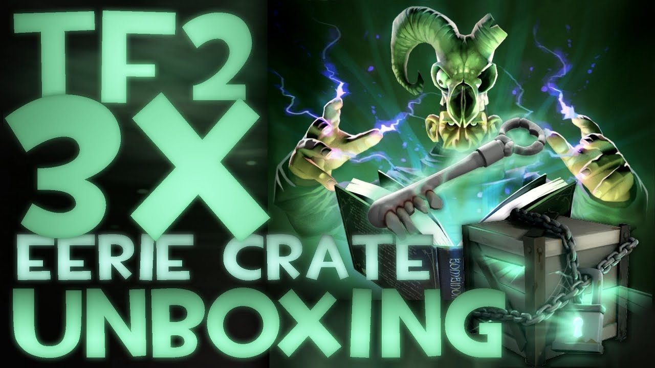 TF2 - Triple Eerie Crate Uncrating (Haunted Voodoo Juju, Plutonidome ...