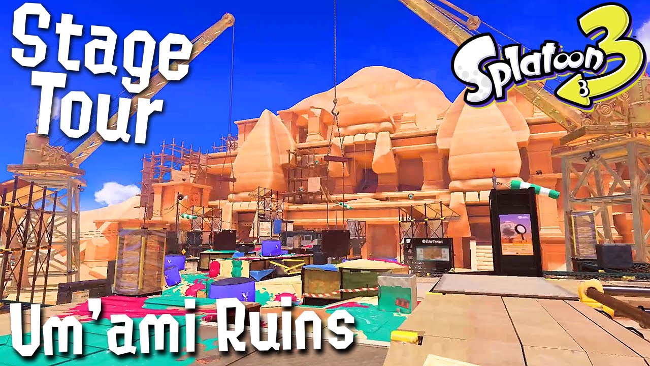 Um'ami Ruins Stage Tour! - Splatoon 3 Fresh Season - YouTube