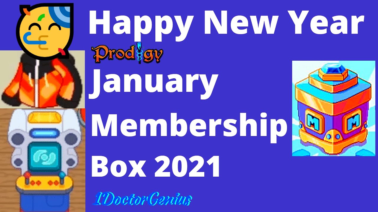 Prodigy 2021: January Membership Box 2021| ARCADE MACHINE & MORE ...