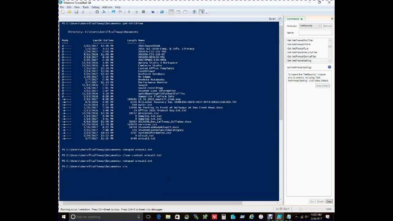 Ms Windows Powershell Ise Youtube