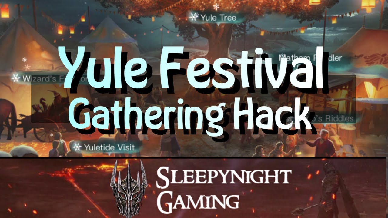 Yule Festival Gathering Hack in LOTR : Rise to War - YouTube