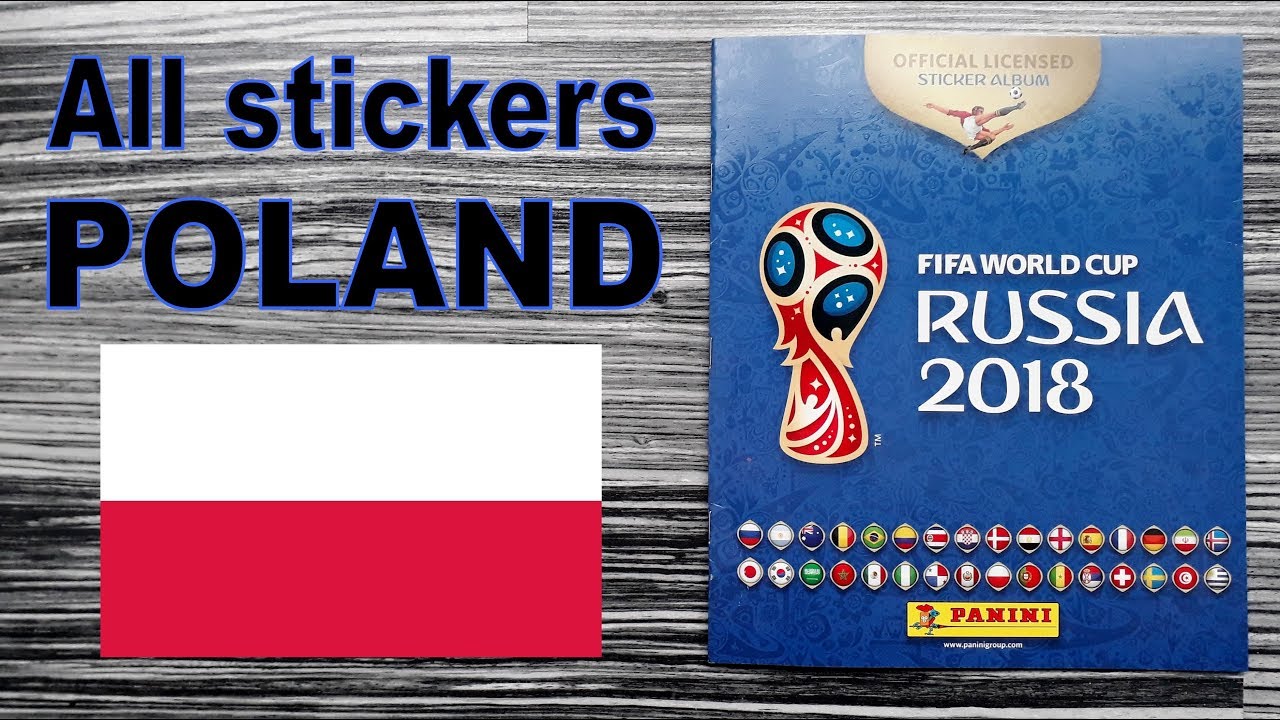 Complete POLAND stickers in Panini FIFA World Cup Album "Russia 2018 ...