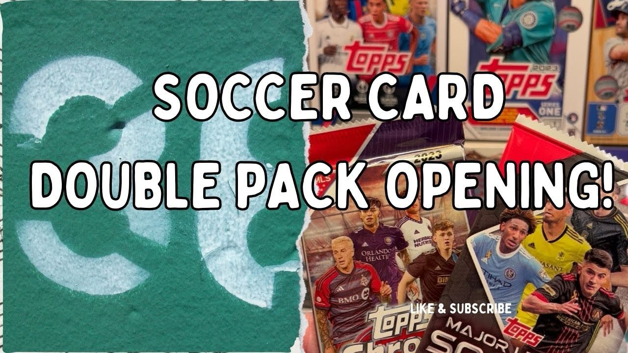 MLS Soccer cards! Let's open two packs of Topps! - YouTube