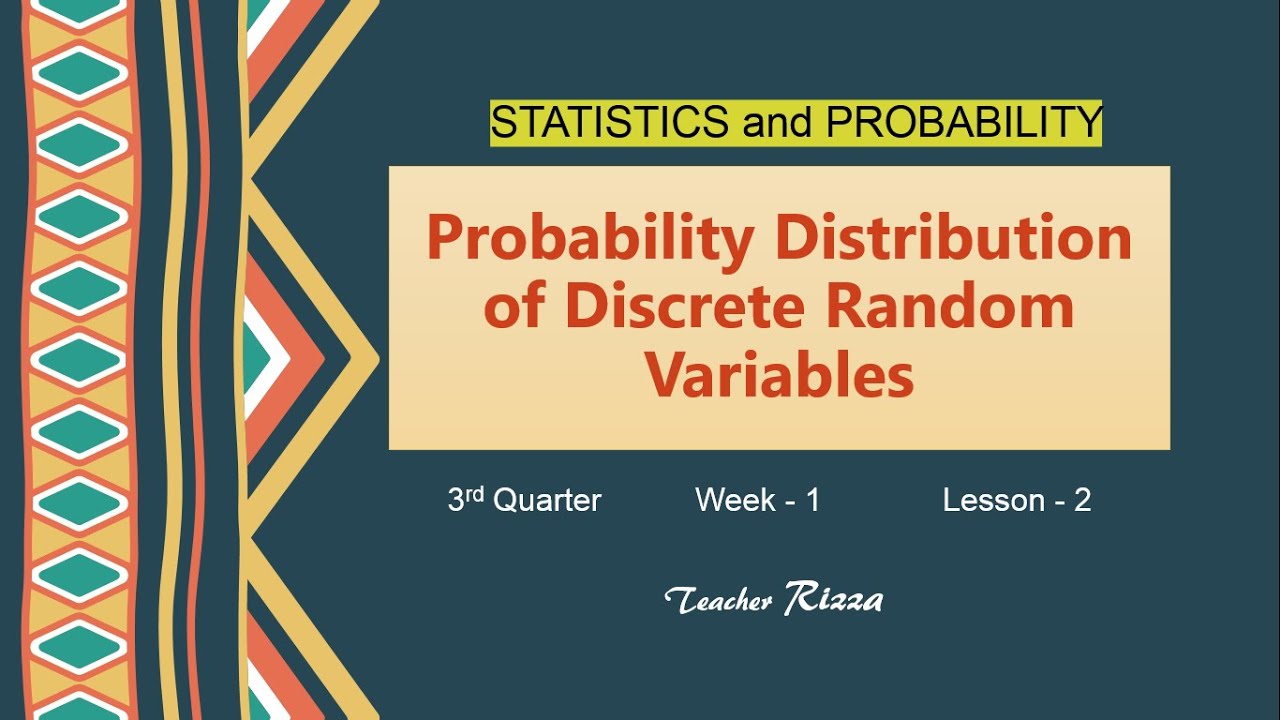 Probability Distribution of Discrete Random Variables - YouTube