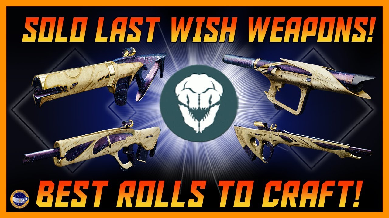 SOLO Players! Here Are The Most Popular Rolls To Craft For The Last ...