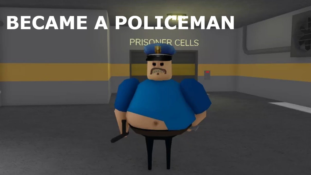 I became a policeman in BARRY'S PRISON - YouTube